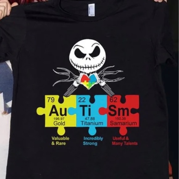 Tops | Jack Skellington Autism Awareness Tshirt | Poshmark
